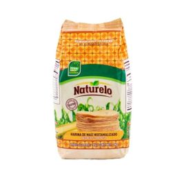 Nixtamaliseret Hvid Majsmel "Naturelo" 1Kg - GMO Free